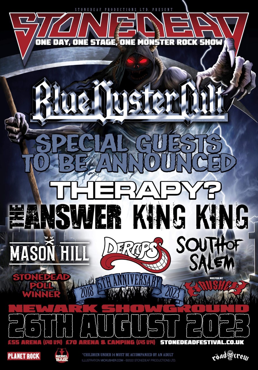 Stonedead festival announces line-up for 2023 | Rock News - Planet Rock