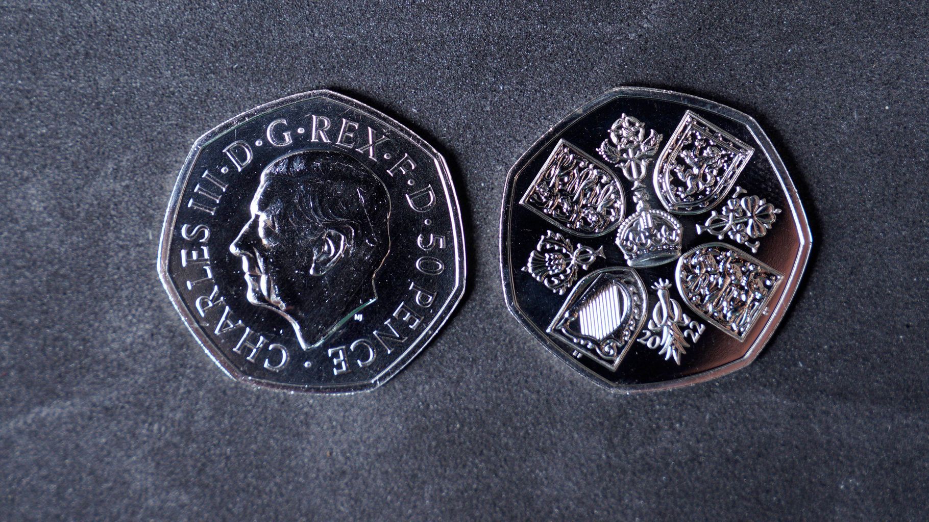 First coins featuring King Charles III go into production