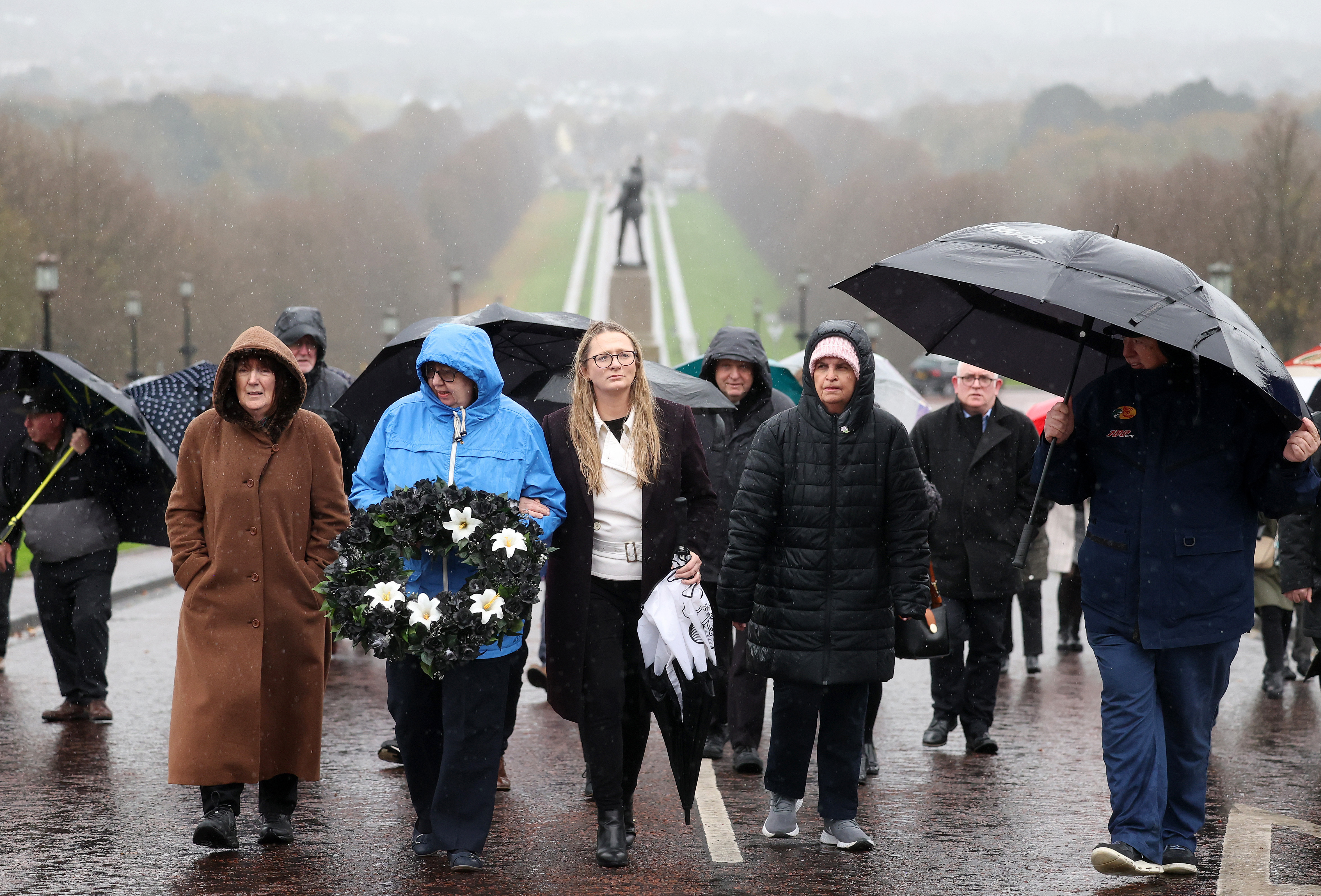 Families of Disappeared brave rain for walk in memory of loved ones ...