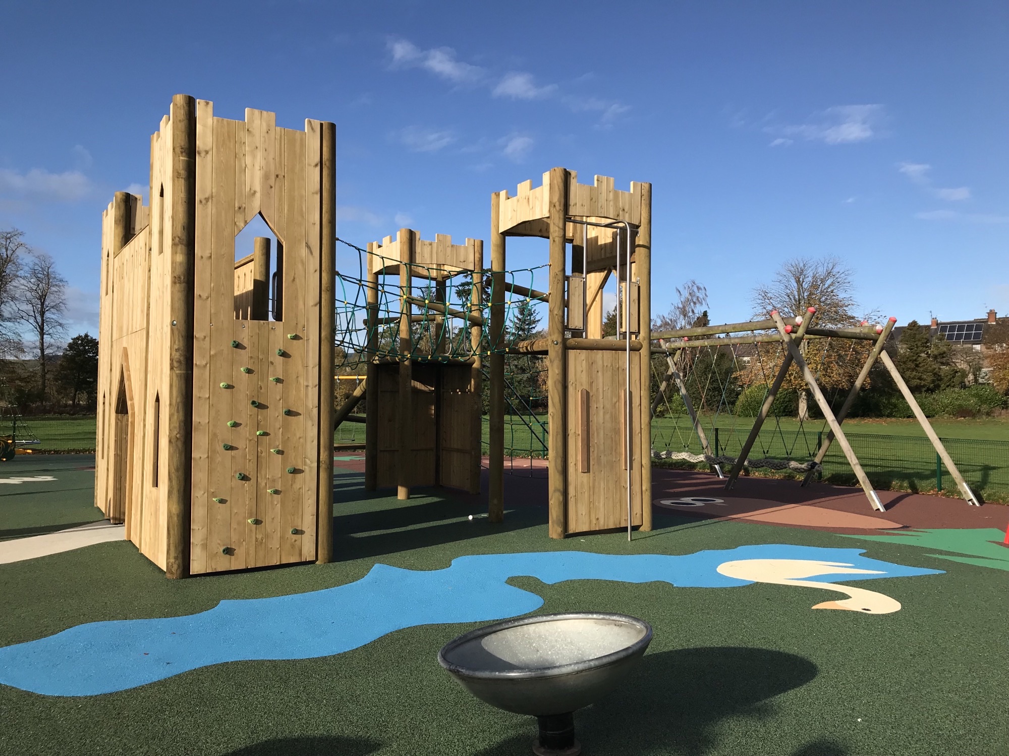 £239,000 play park with feature 'mirroring Duns Castle' opens | News ...