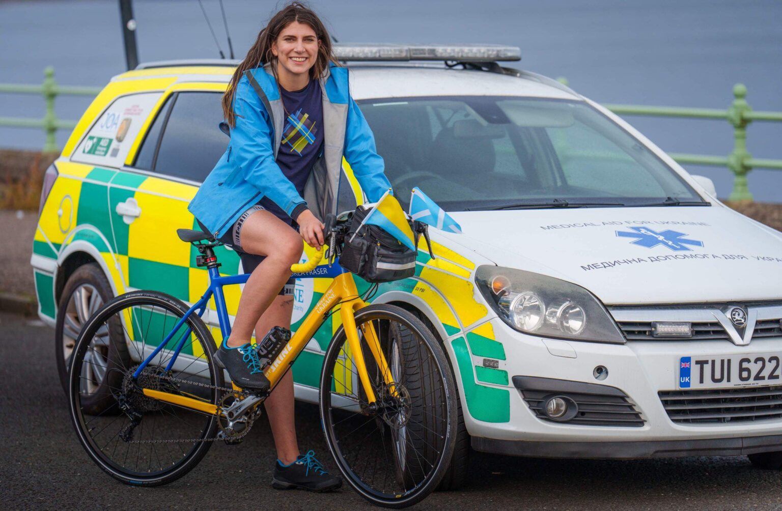 Edinburgh woman cycles from Ukraine to Capital for chairty
