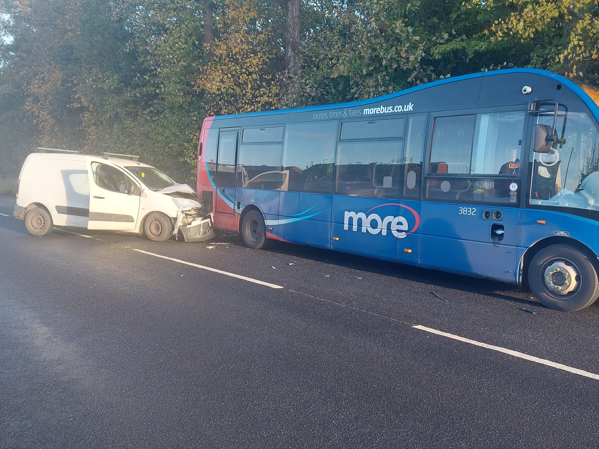 Serious crash involving van and bus in Redlynch | News - Greatest Hits ...