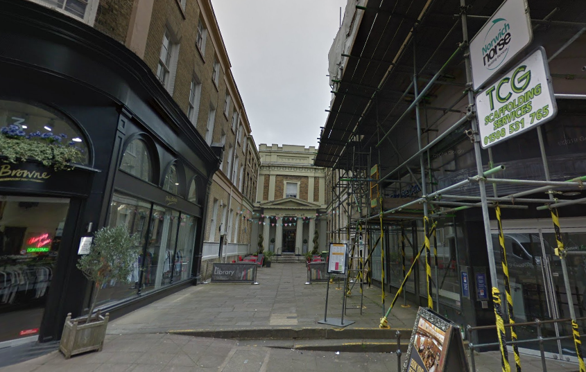 Grade II listed building containing Norwich's Library restaurant to be ...