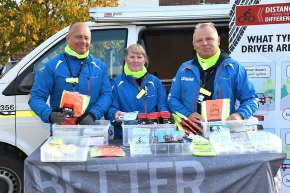 Popup Stalls In Pocklington And Beverley Offering Road Safety Advice