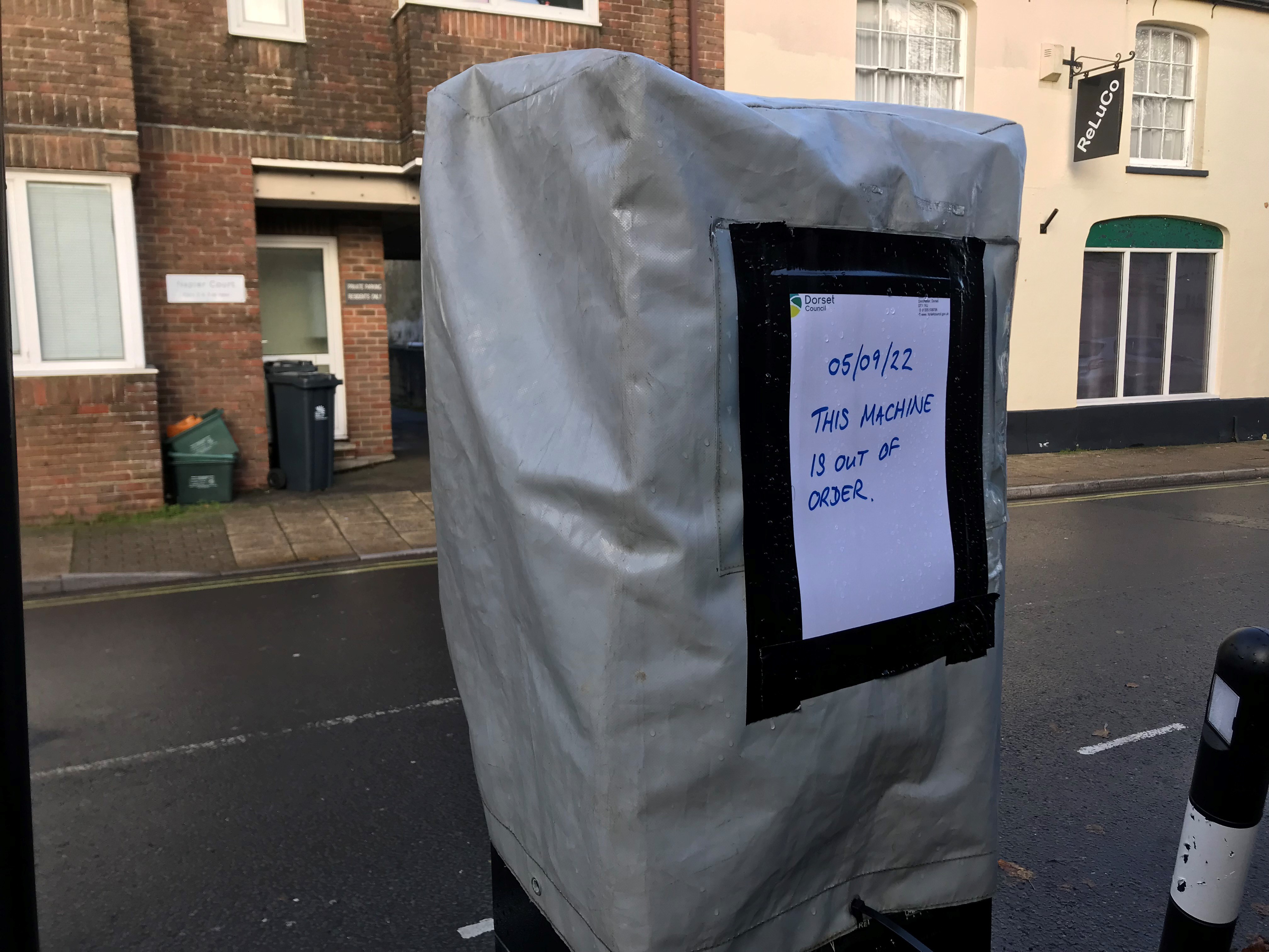 Faulty parking machines are losing Dorset Council income