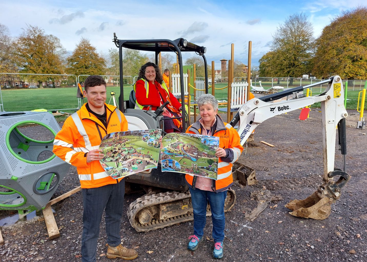 New playground work starts in Reading