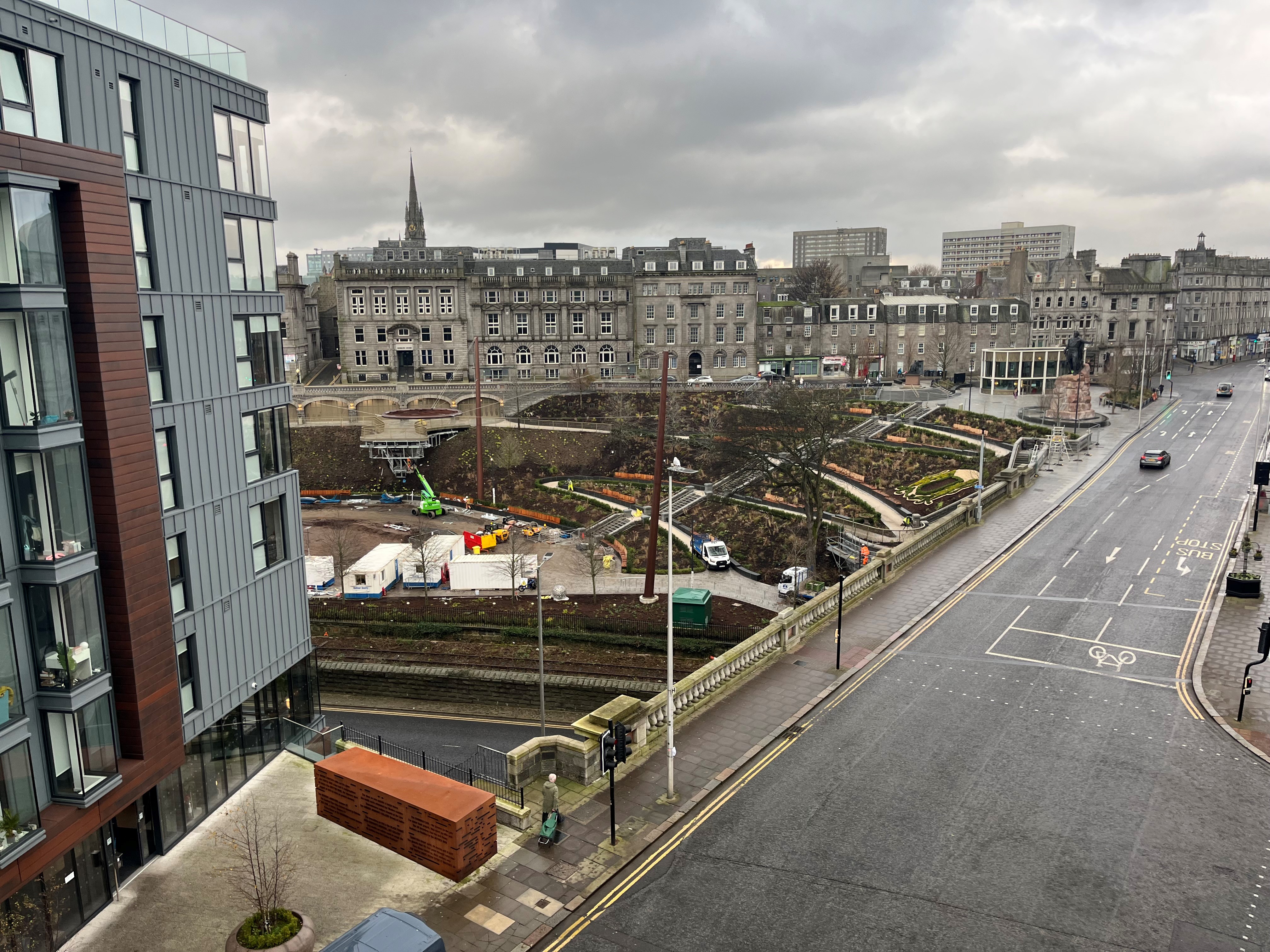 Union Terrace Gardens WILL be open by Christmas