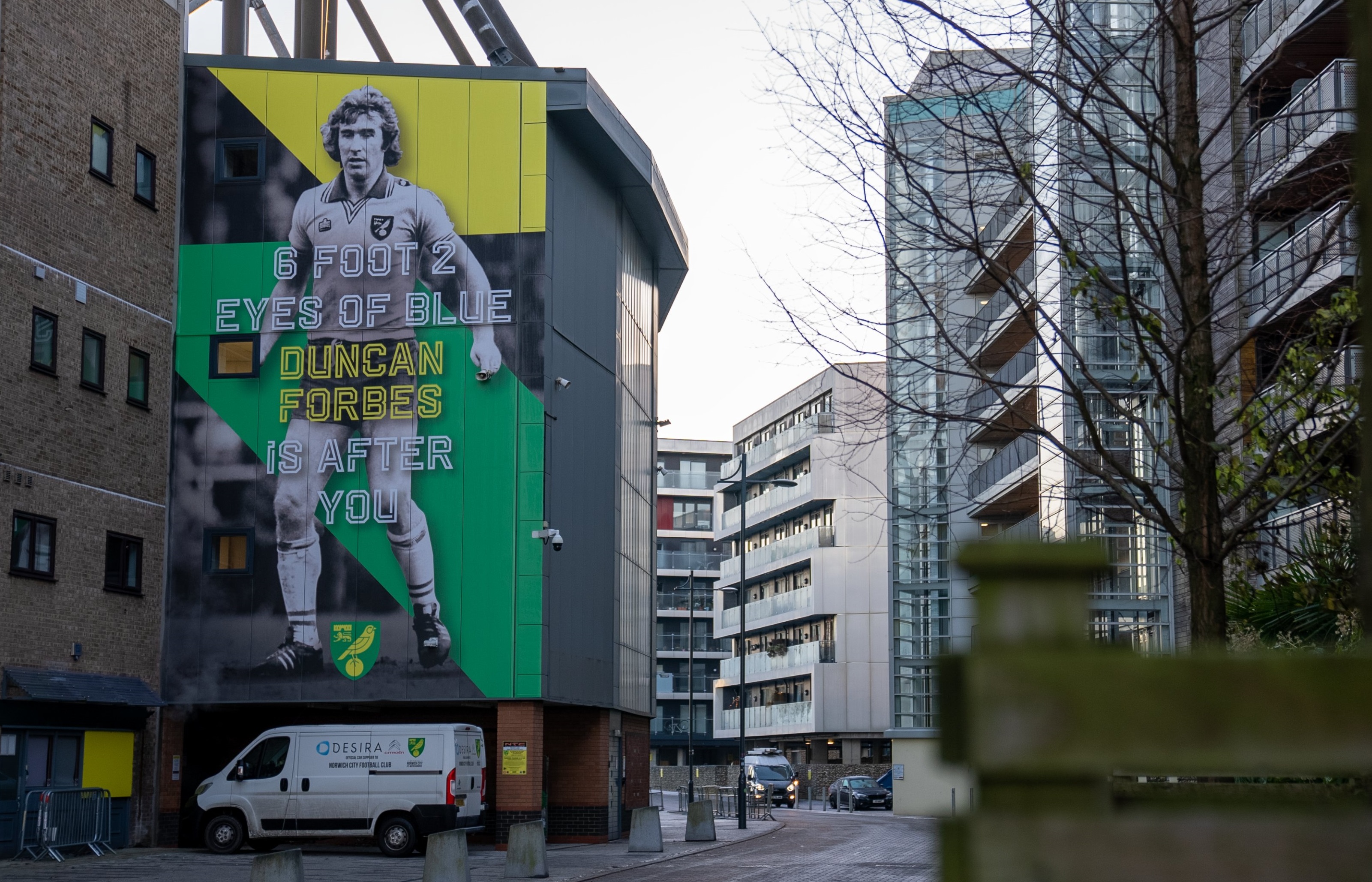 New mural at Carrow Road honours Norwich legend Duncan Forbes | News ...