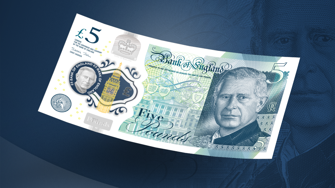First images of new King Charles banknotes