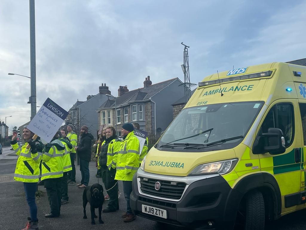 Ambulance staff are calling for better pay and staffing levels