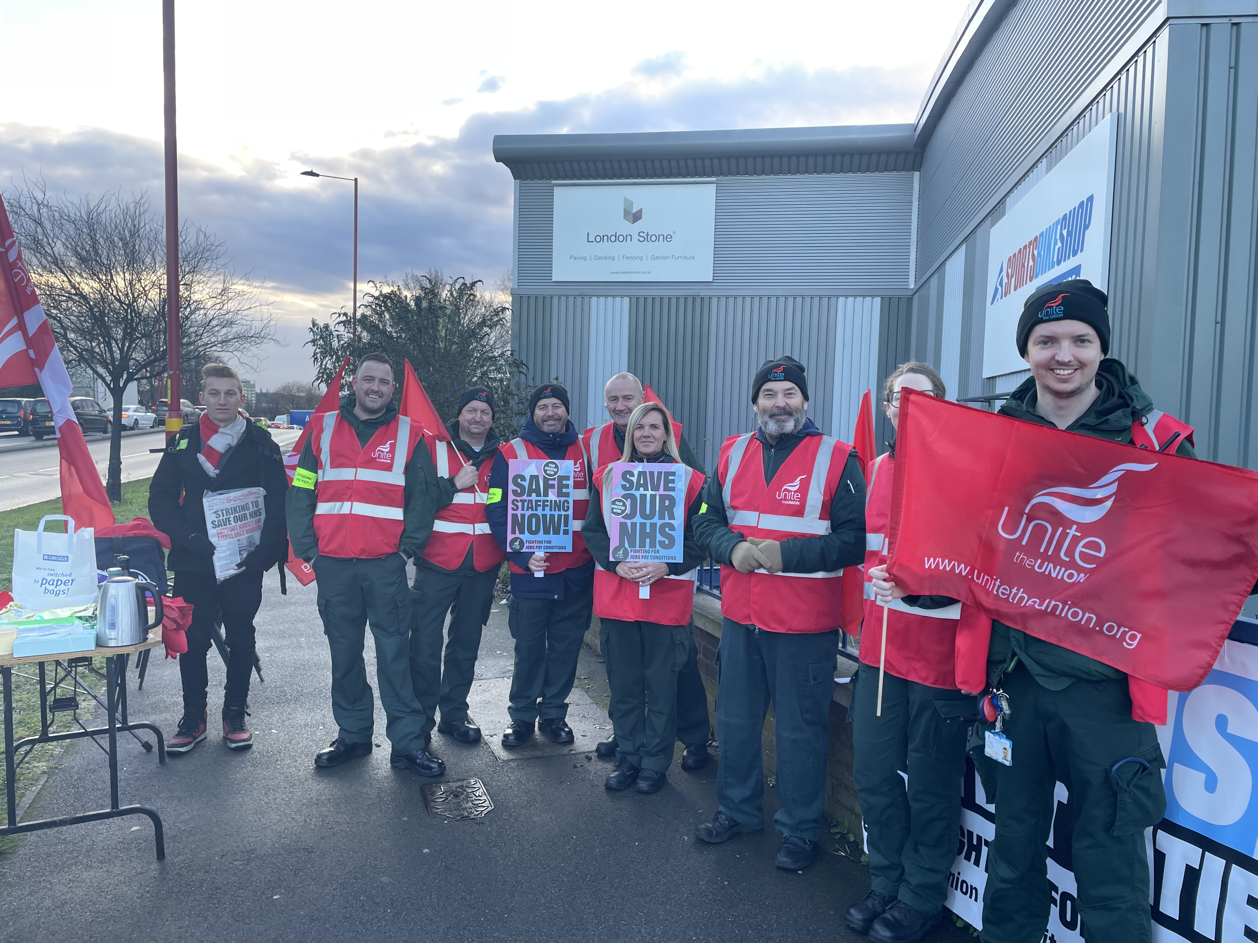 Ambulance strikes in full force in West Midlands | News - Greatest Hits ...