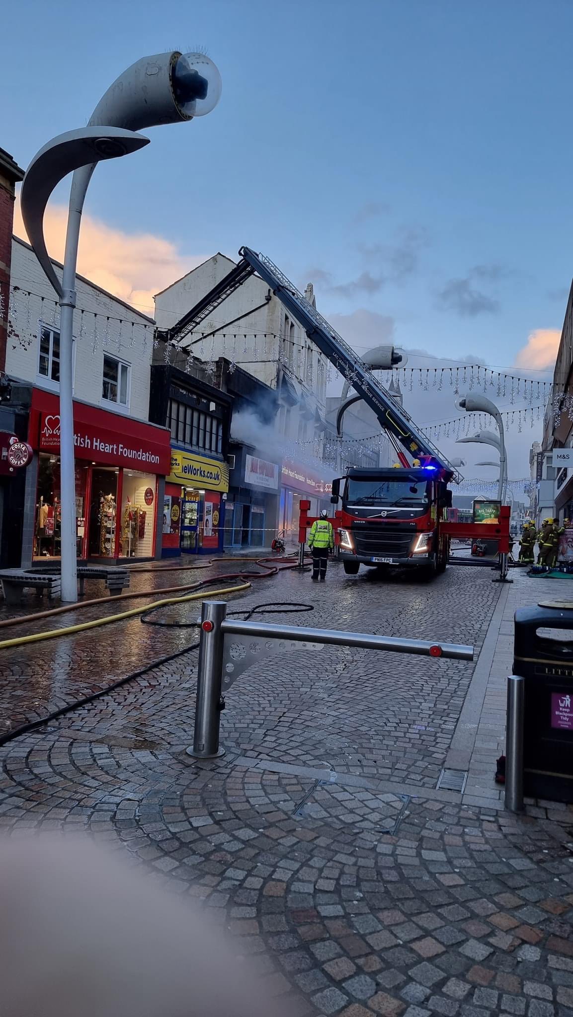 Investigation underway into blaze near Blackpool seafront | News ...
