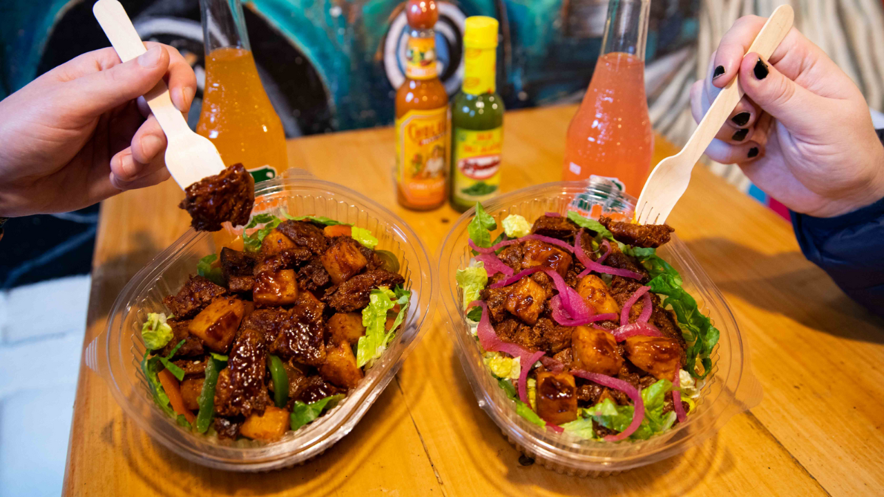 Meat free alternative available this month at Boojum for Veganuary ...