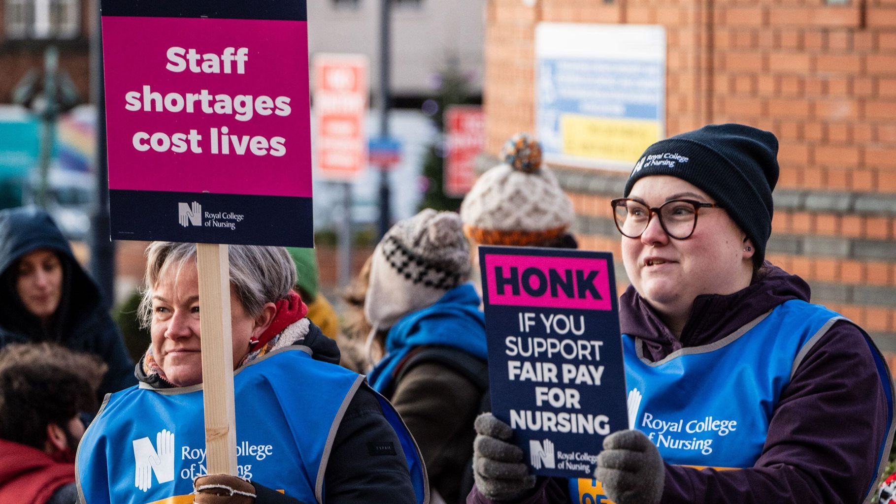 Nurses in North Yorkshire join thousands on strike