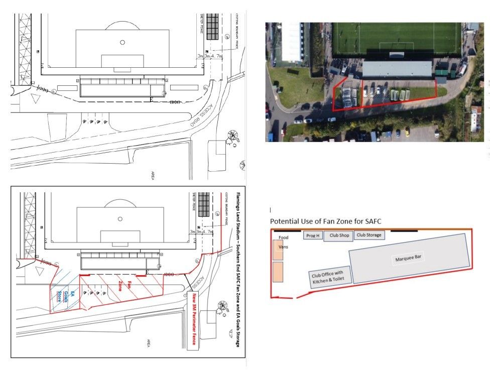 Plans for new fan zone at Scarborough Athletic approved