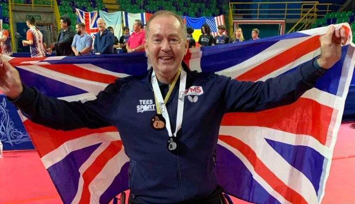 Amputee table tennis player from Hampshire goes for gold at 67 | News ...