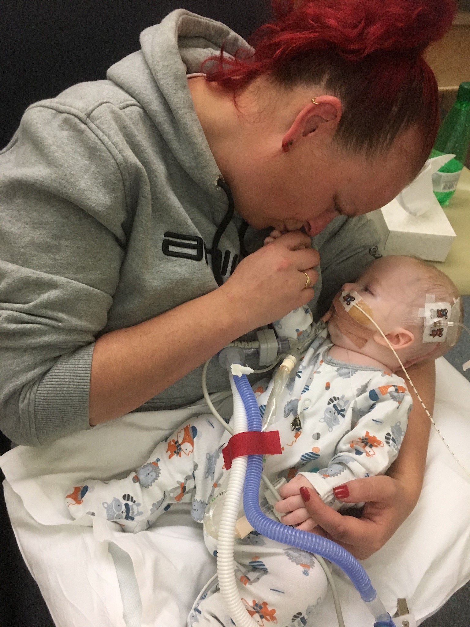 Rushed wedding gave brain tumour baby family name before he died