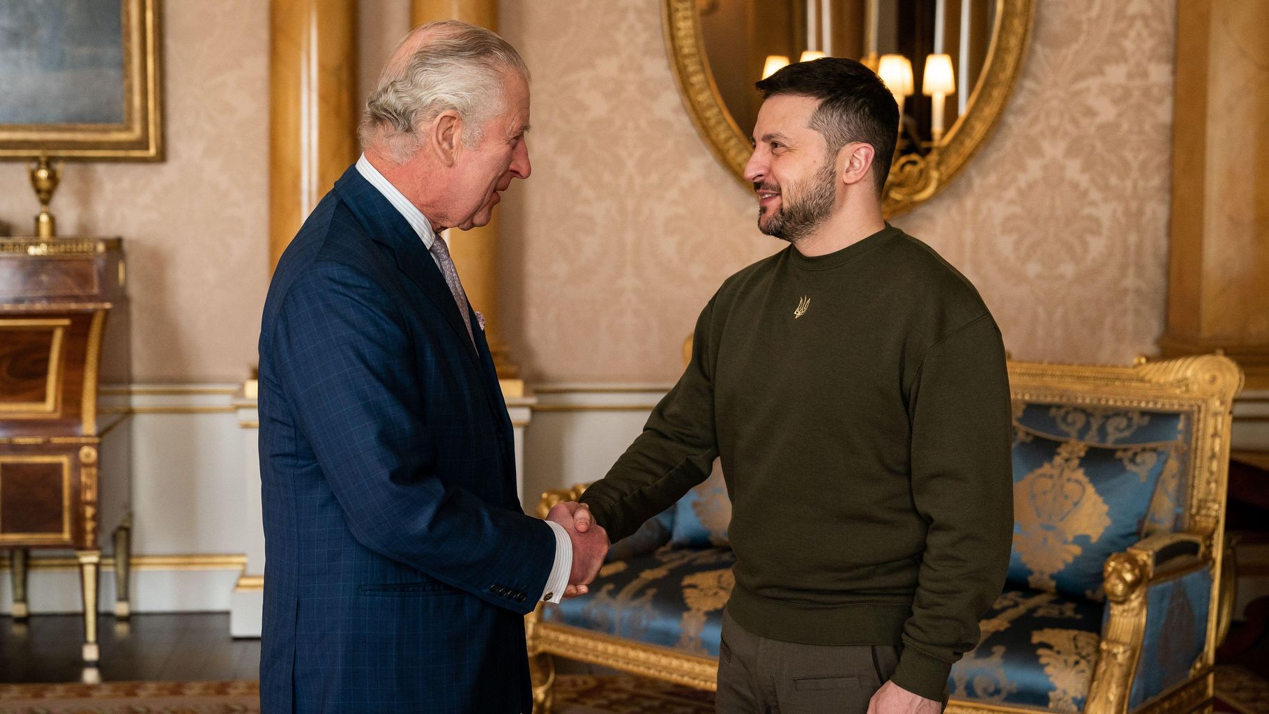 King Charles meets Ukrainian President Volodymyr Zelensky