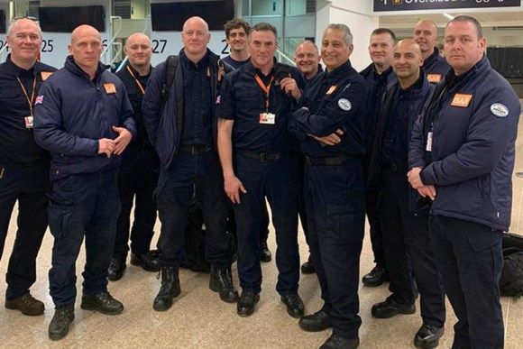 Firefighters from Wales deployed to assist with search and rescue ...