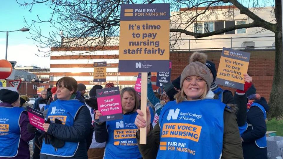Nurses to escalate strike action with 48 hour walkout next month