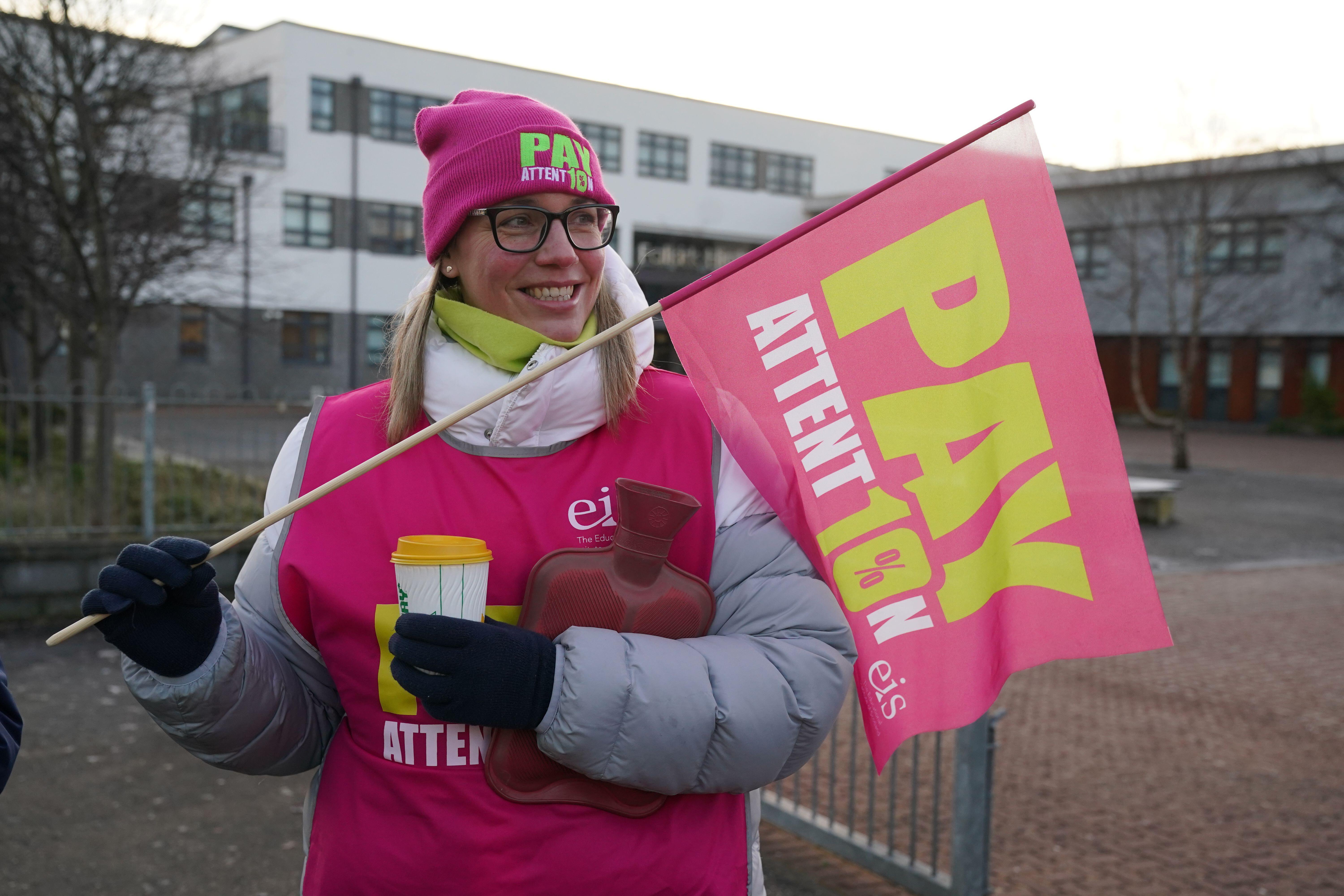 Pupils missing lessons as teachers begin two days of strike action