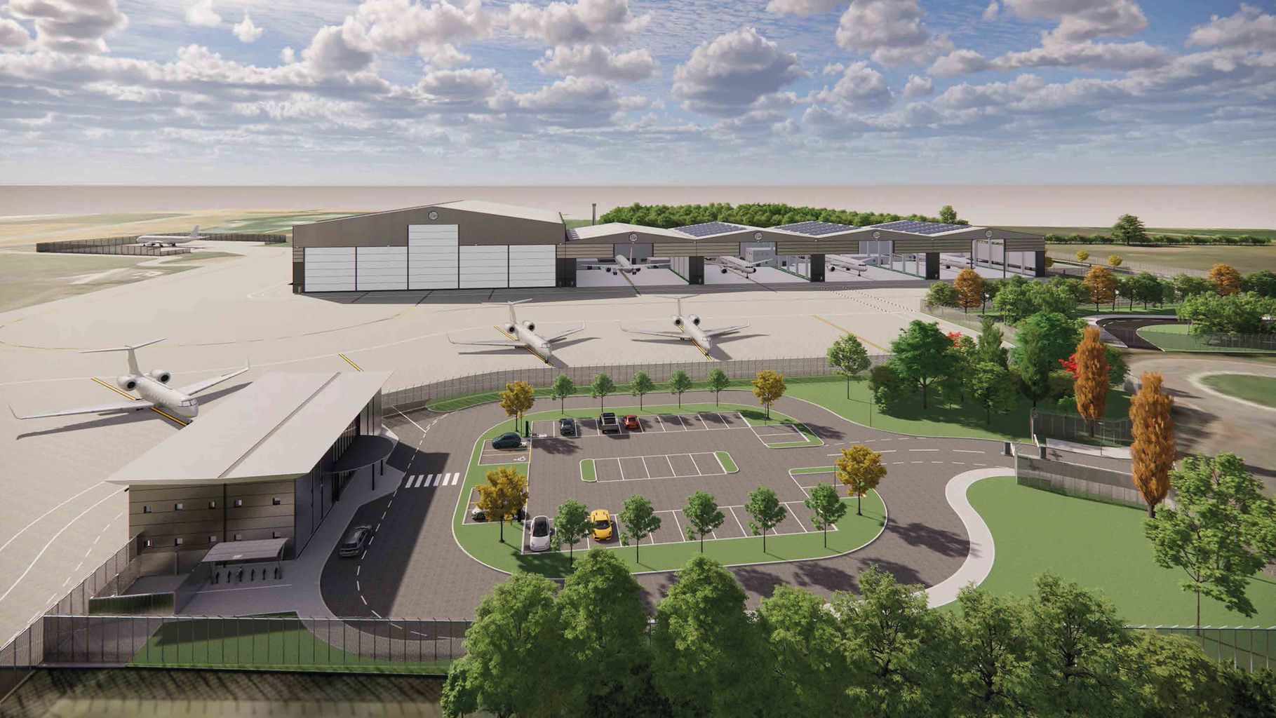 £25 million aviation village and jet centre approved for Teesside ...