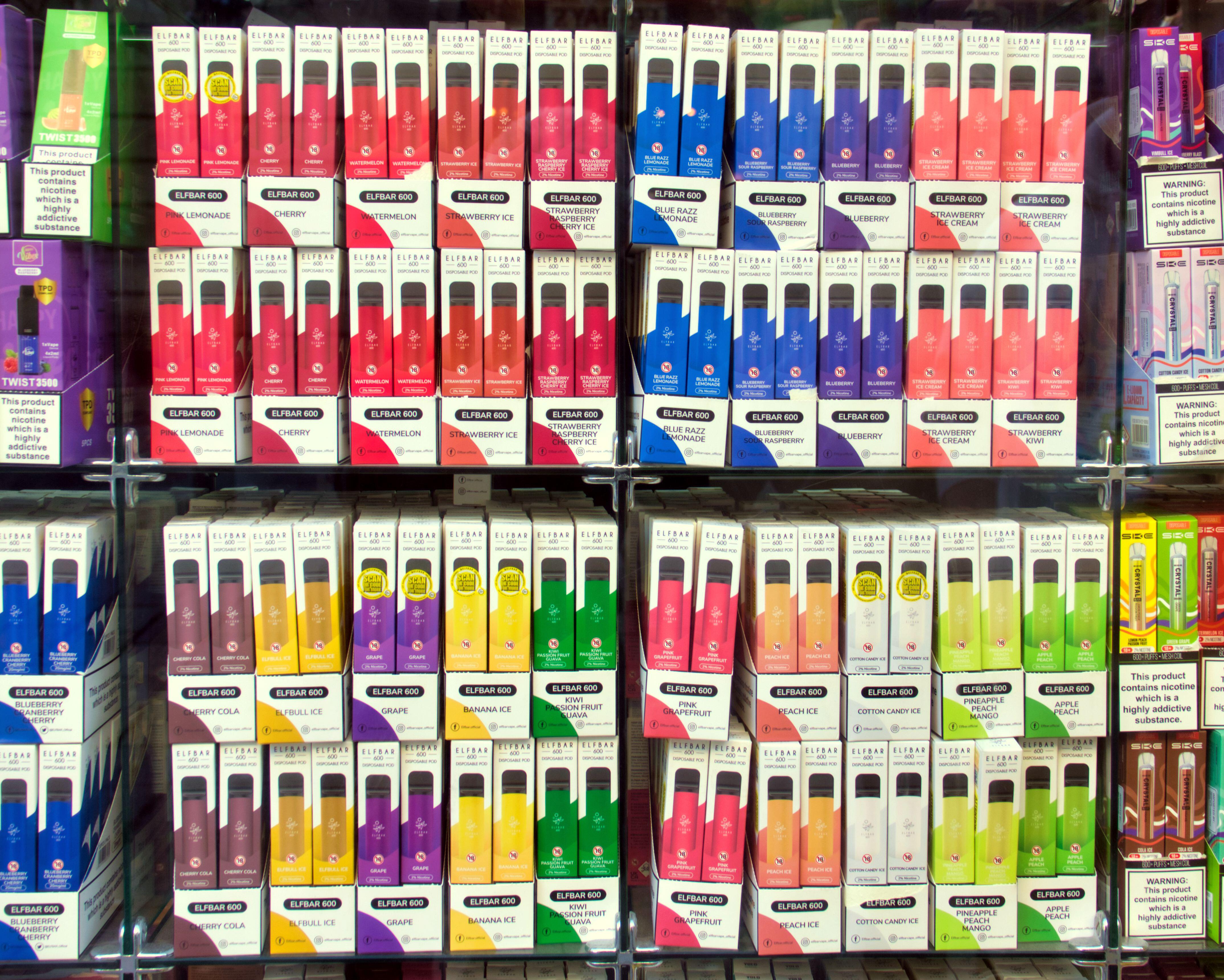 More than one in 10 Scottish 15-year-olds now vape