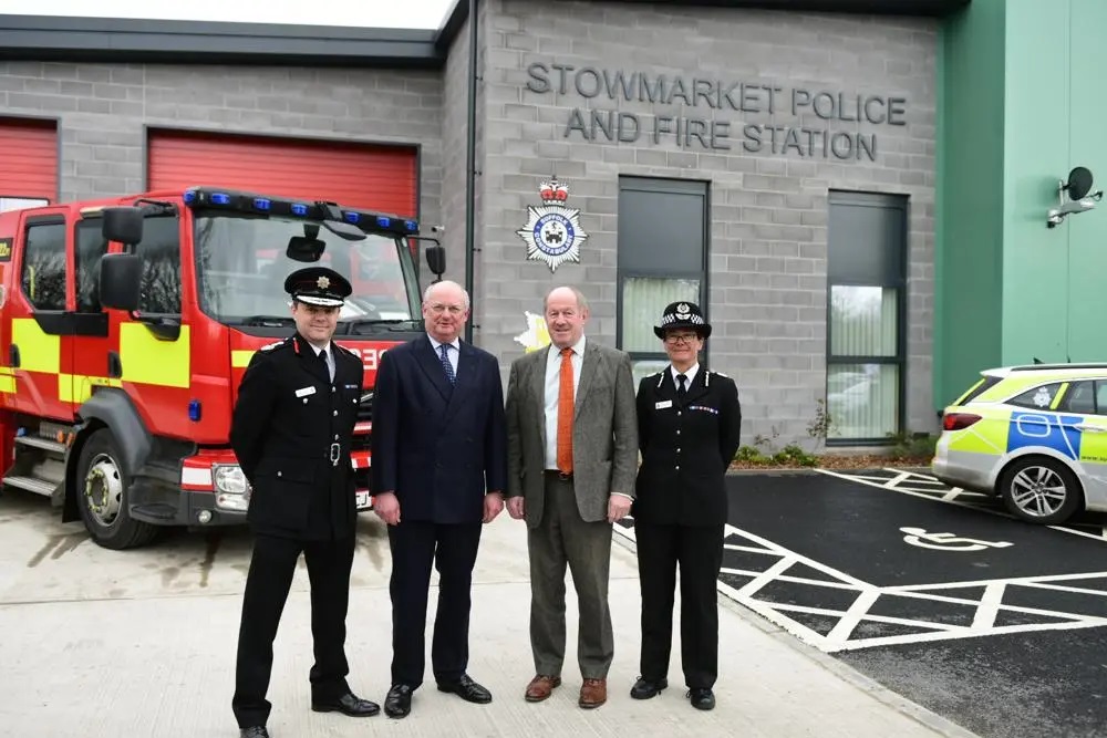 New joint police and fire station opens in Stowmarket | News - Hits ...