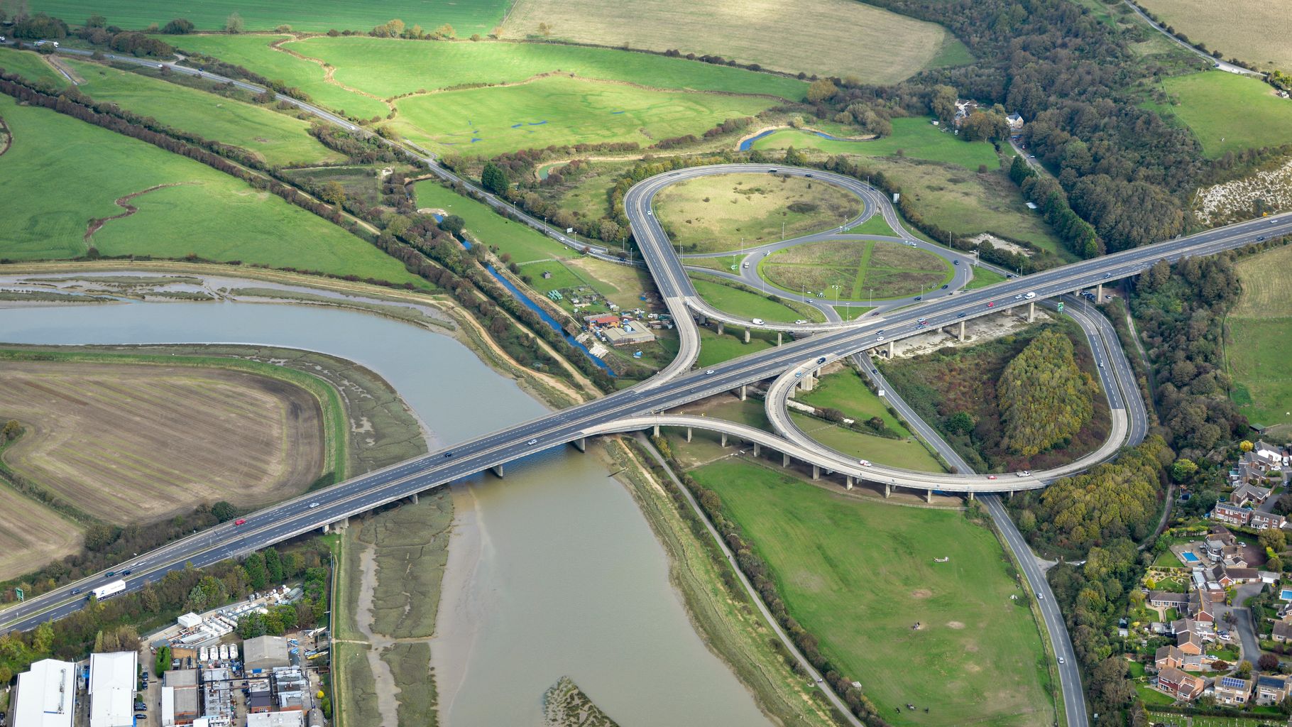 More lane closures on the A27 westbound