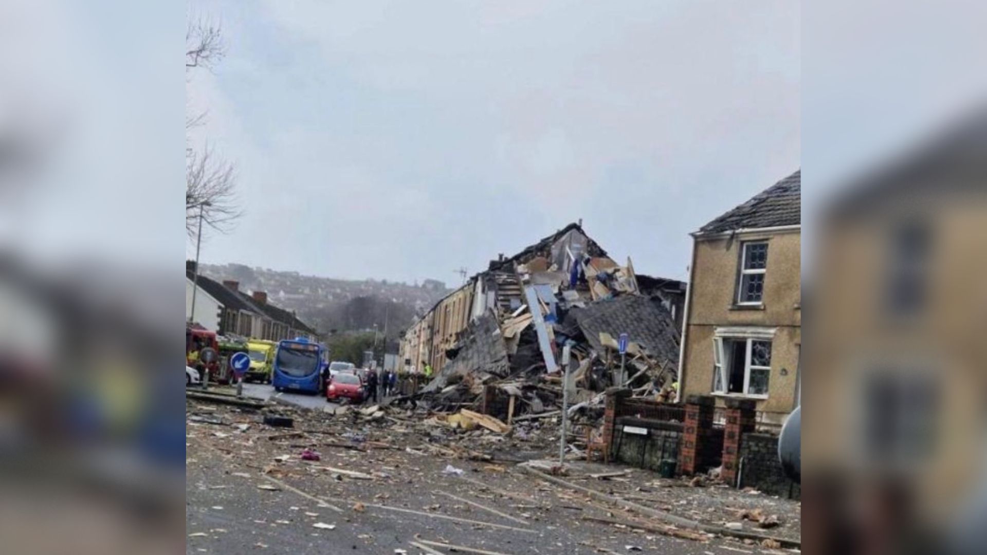 Major incident declared following suspected gas explosion in Swansea