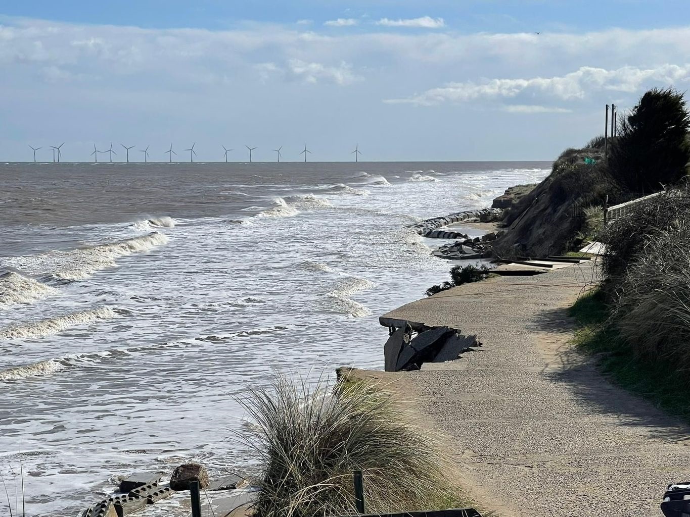 New sea defences approved for Hemsby after coastal erosion destroys ...