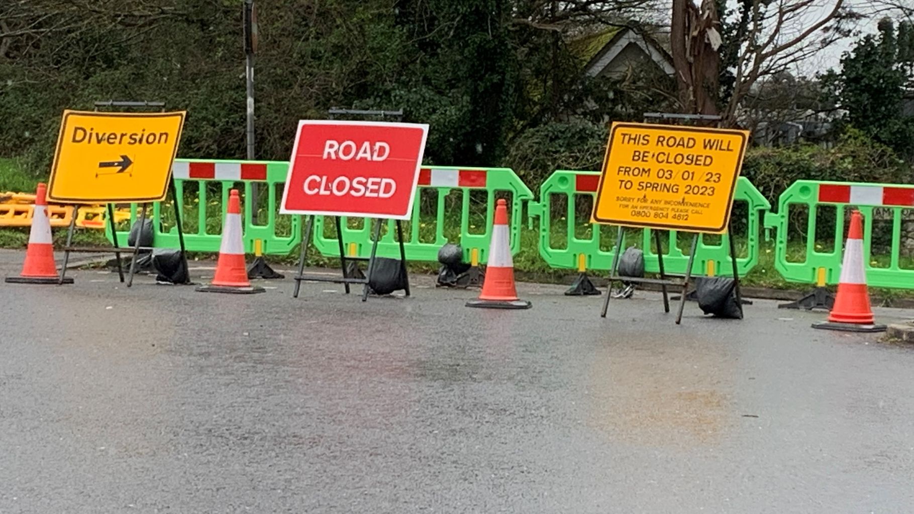 After being closed for months, road closure is finally lifted tonight ...