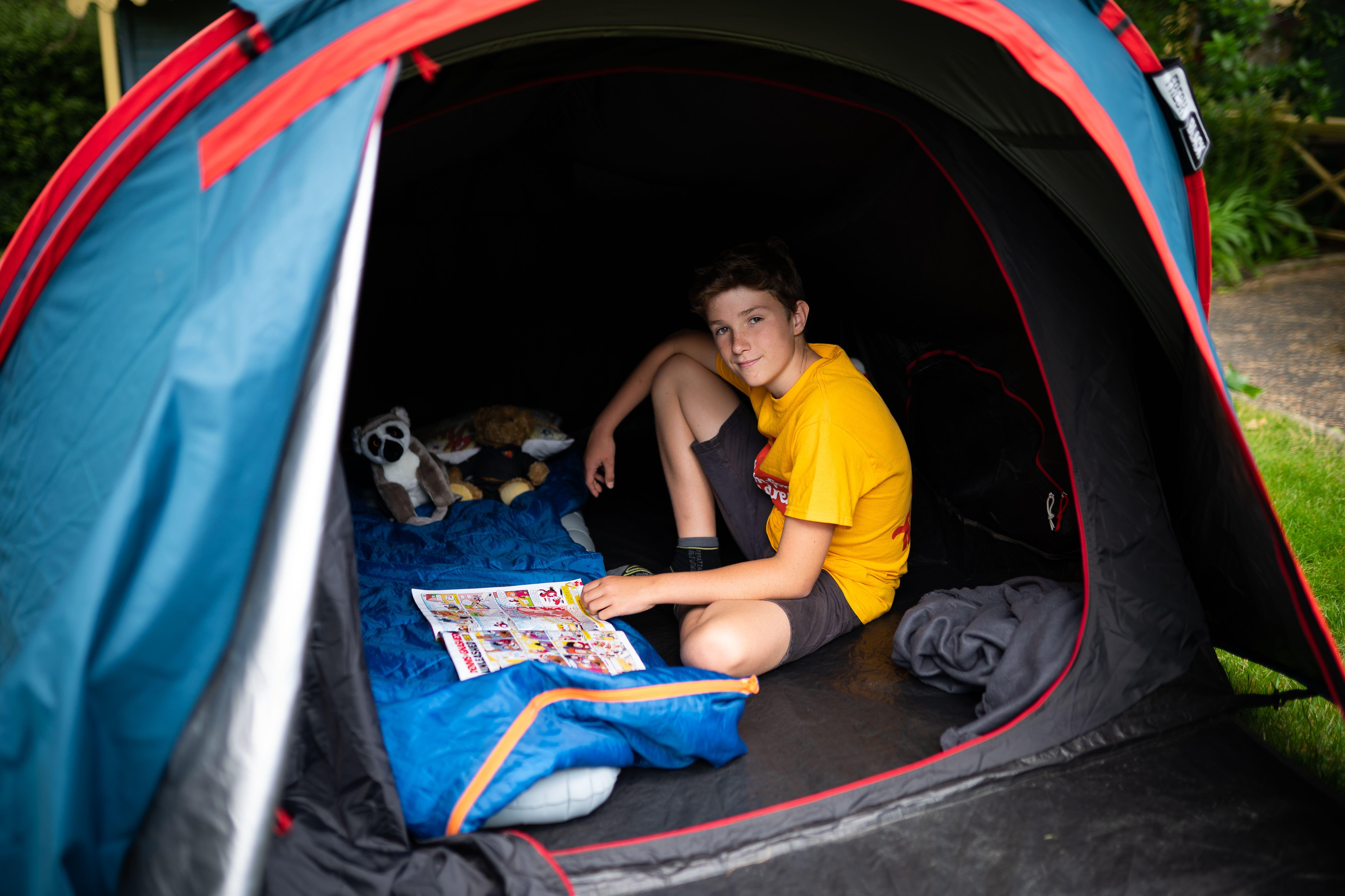 Devon's 'Boy in a Tent' marks final camp out