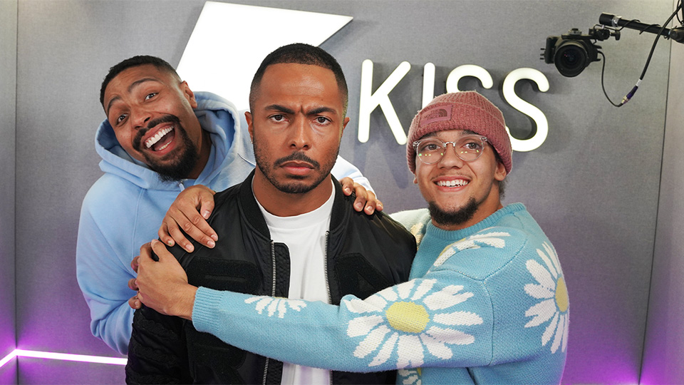 Jordan and Perri play April Fool on KISS presenter Tyler West