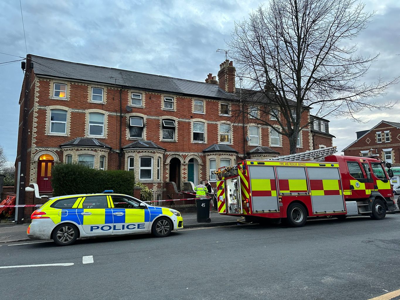 Several injured during fire in Reading