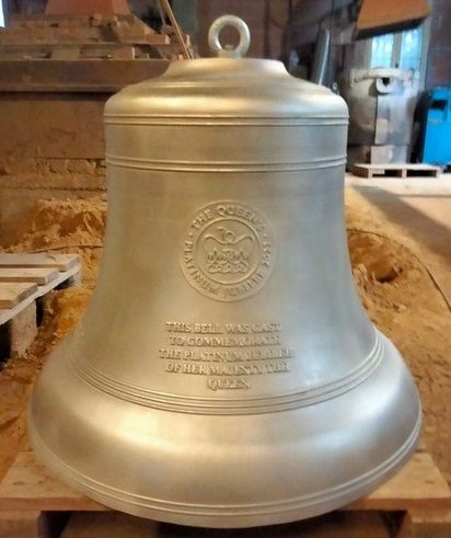 Unique bell with Queen’s Platinum Jubilee logo set to be installed in ...