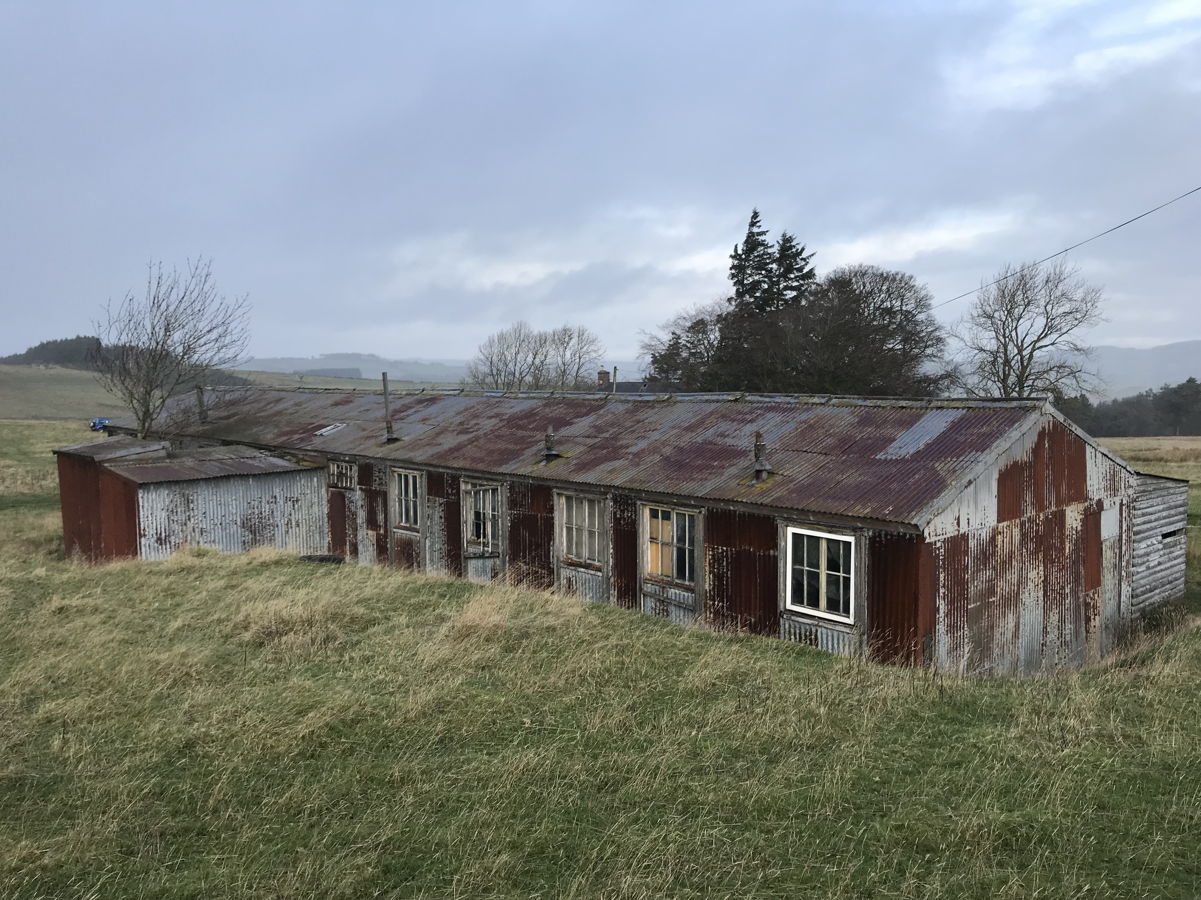 Military training camp, near Hawick, used in First World War given ...