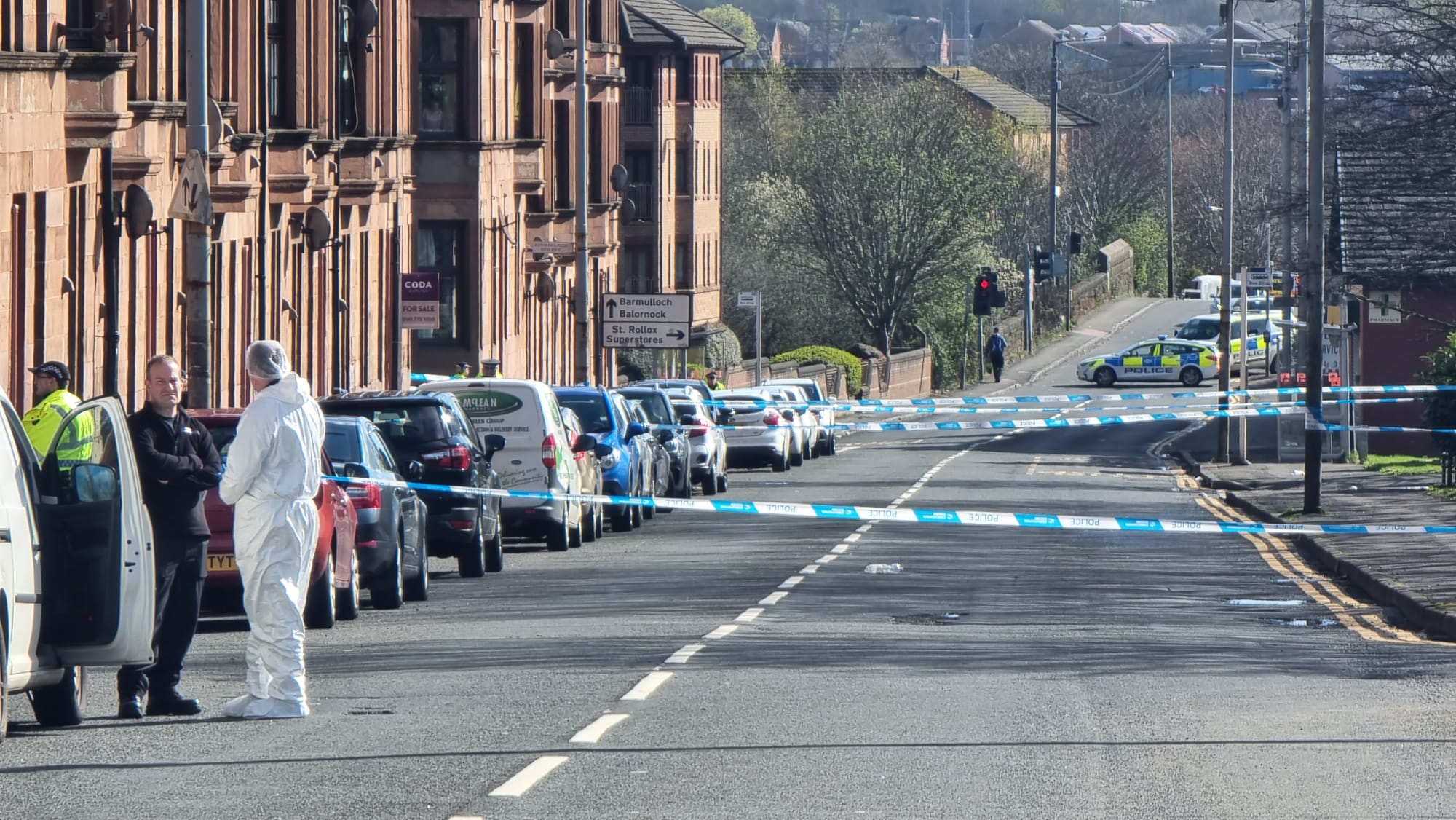 Police investigation ongoing after man is found dead in Springburn