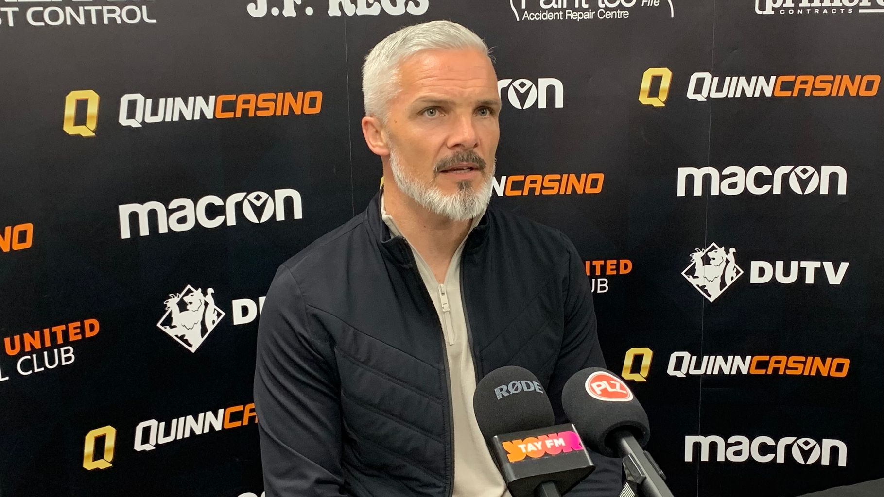 Jim Goodwin hails Dundee United upturn after beating Livingston.