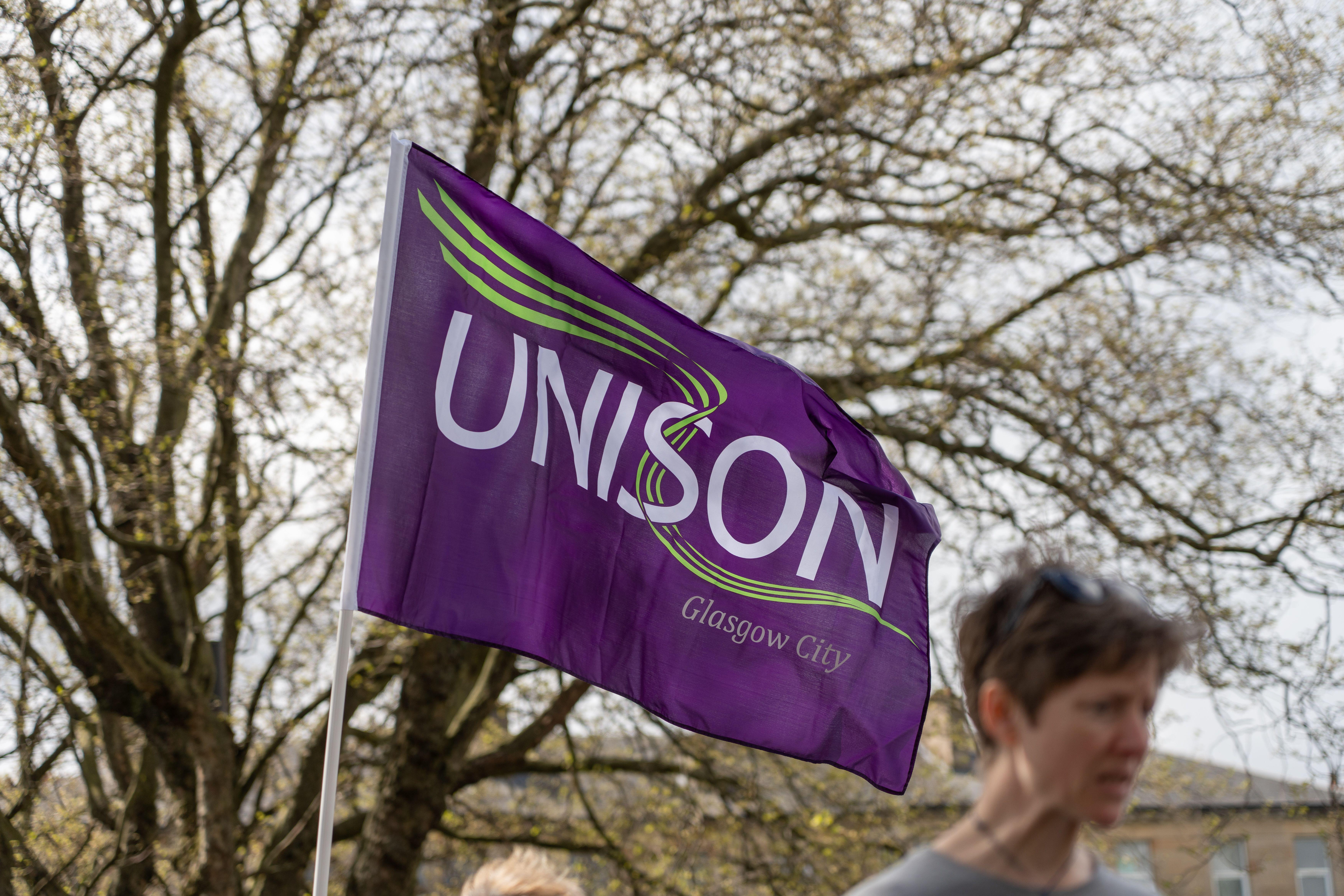 Unison members vote for industrial action after rejecting pay deal