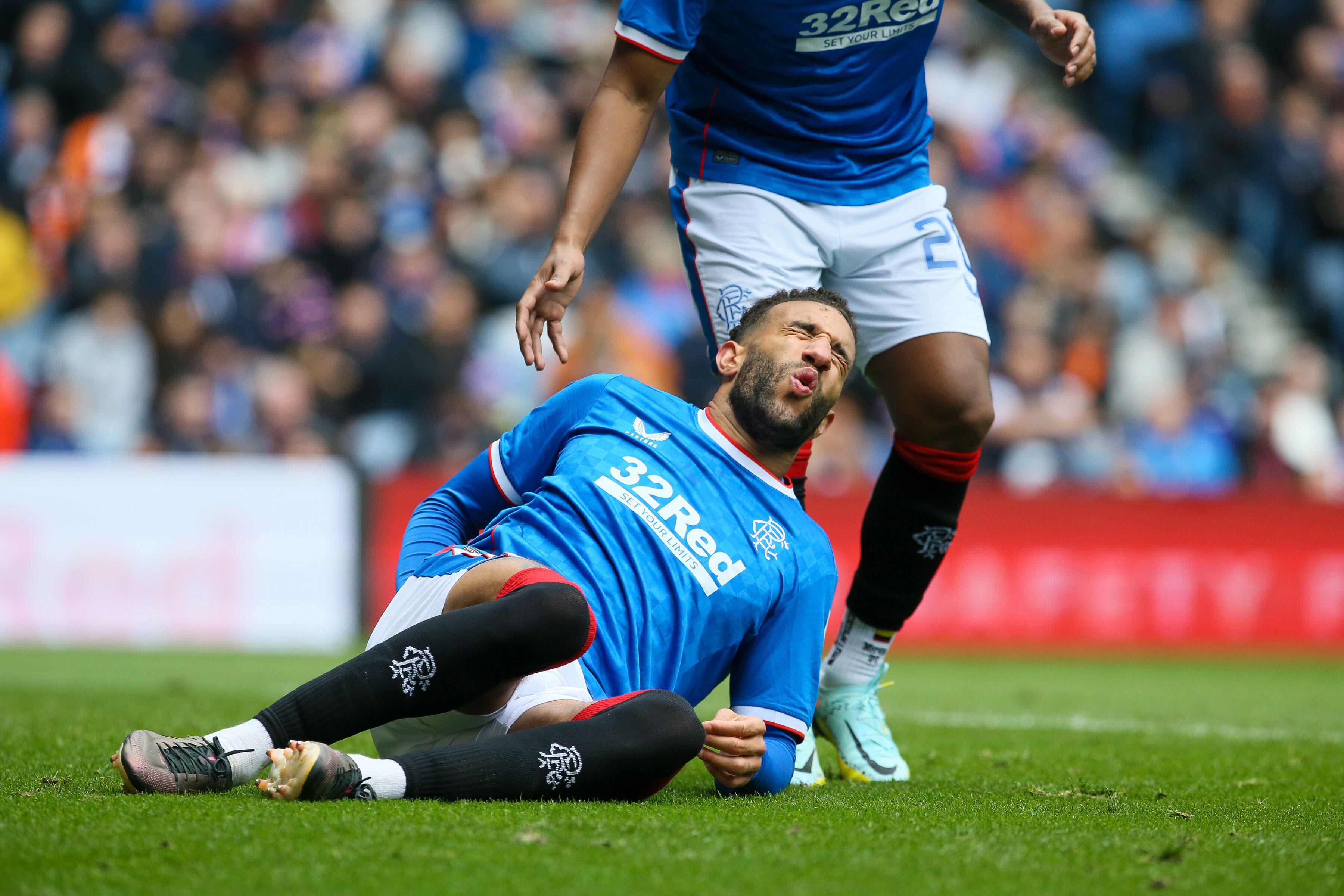 Rangers' Connor Goldson & Ryan Kent train ahead of Celtic semi-final