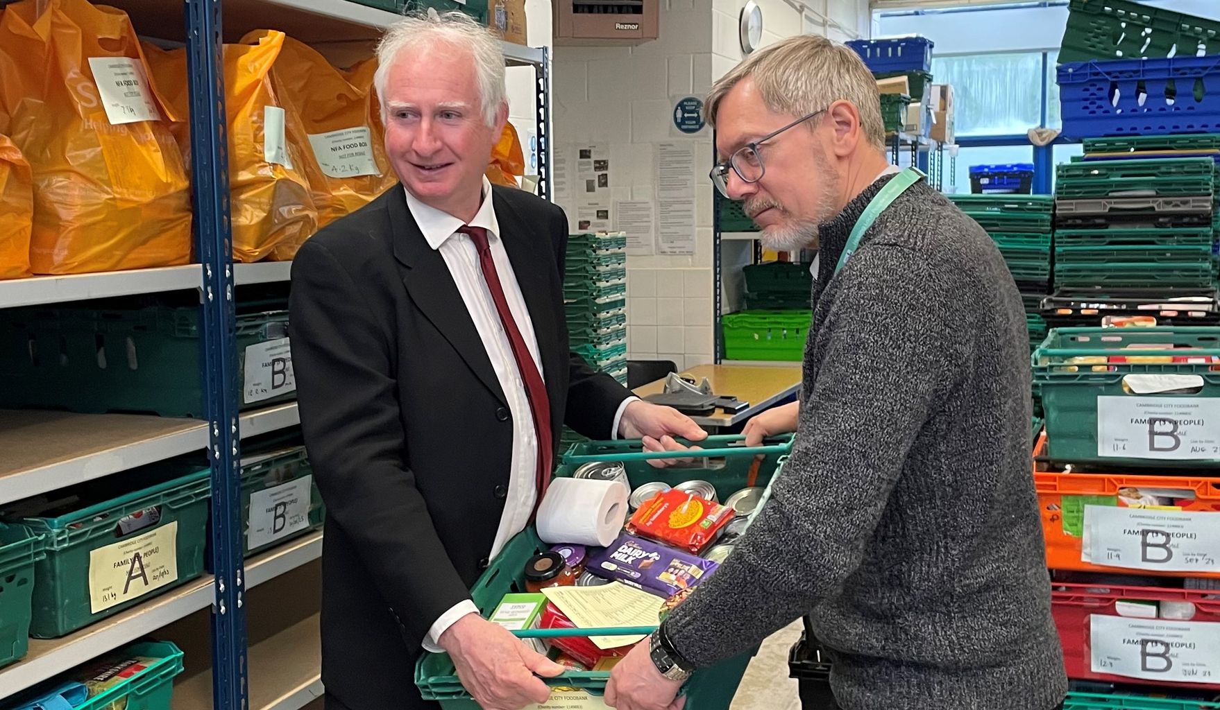 Food bank crisis is 'national disgrace', says Cambridge MP | News ...