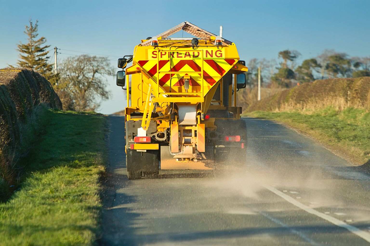 Wiltshire road gritters used 50% more salt over the 22/23 winter