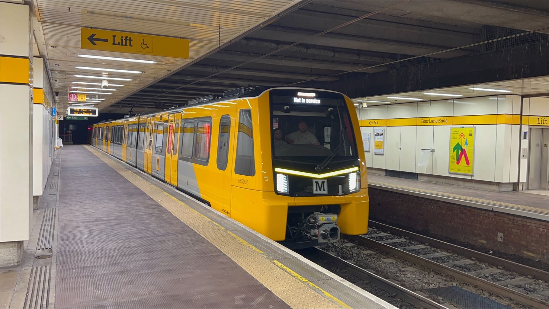 New Metro test run