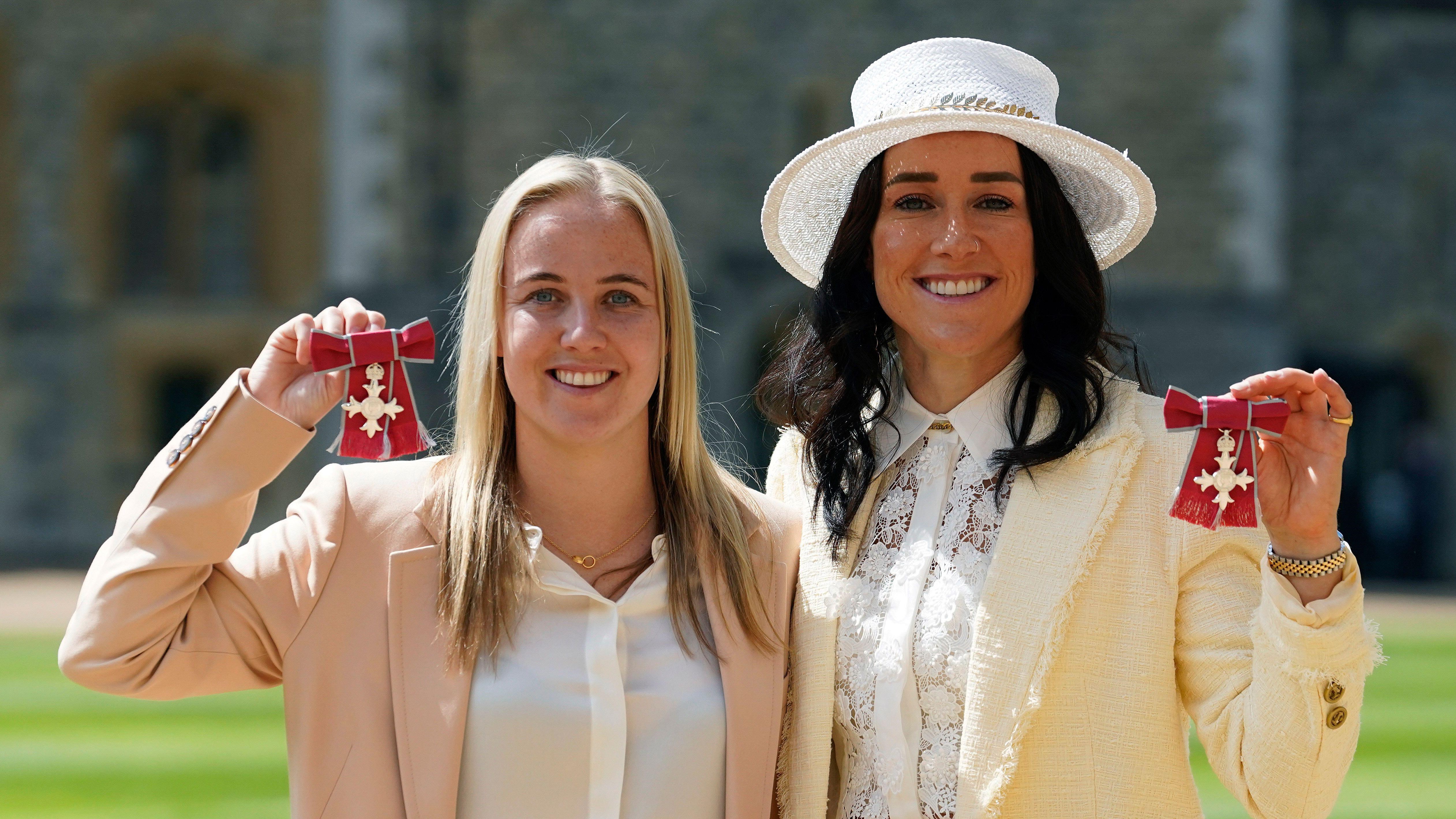 Lionesses Beth Mead and Lucy Bronze receive MBEs