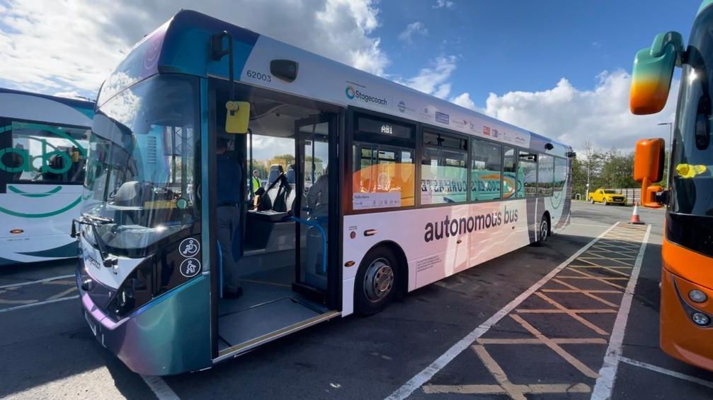 UK's first self-driving buses begin taking passengers over Forth Bridge