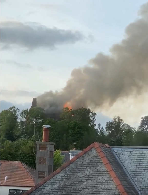 Dumfries convent on fire for second time in nine months | News ...