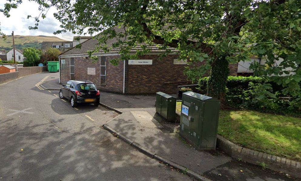 Largs Library remains closed to the public after a weekend fire.