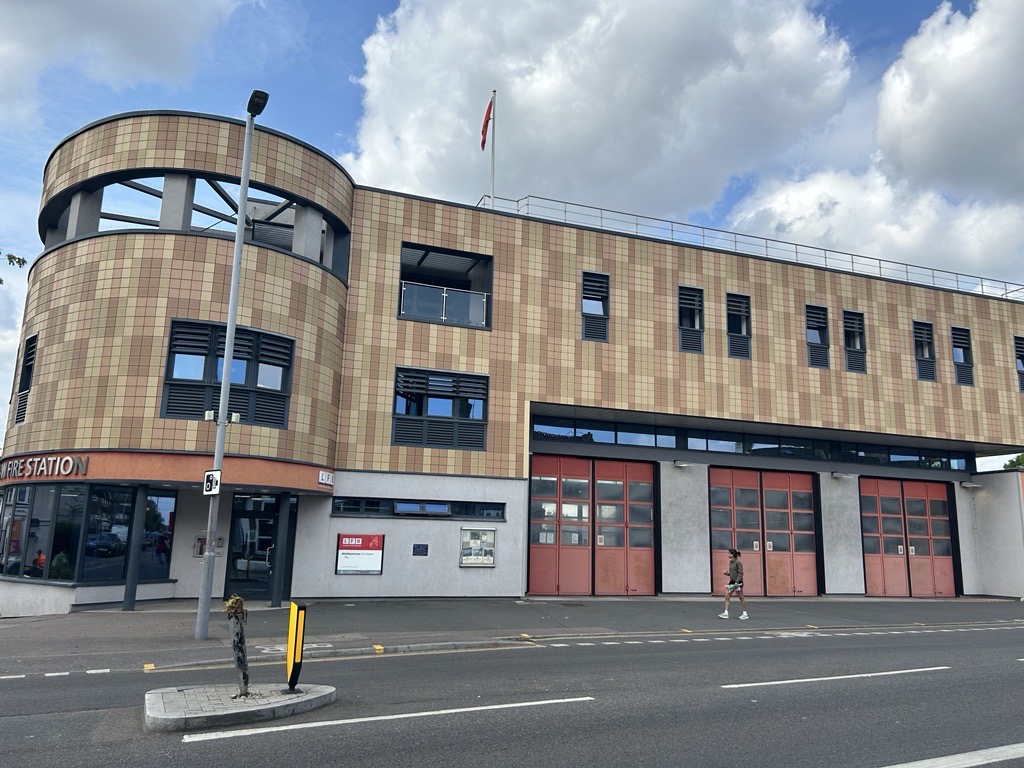 London's first carbon zero fire station