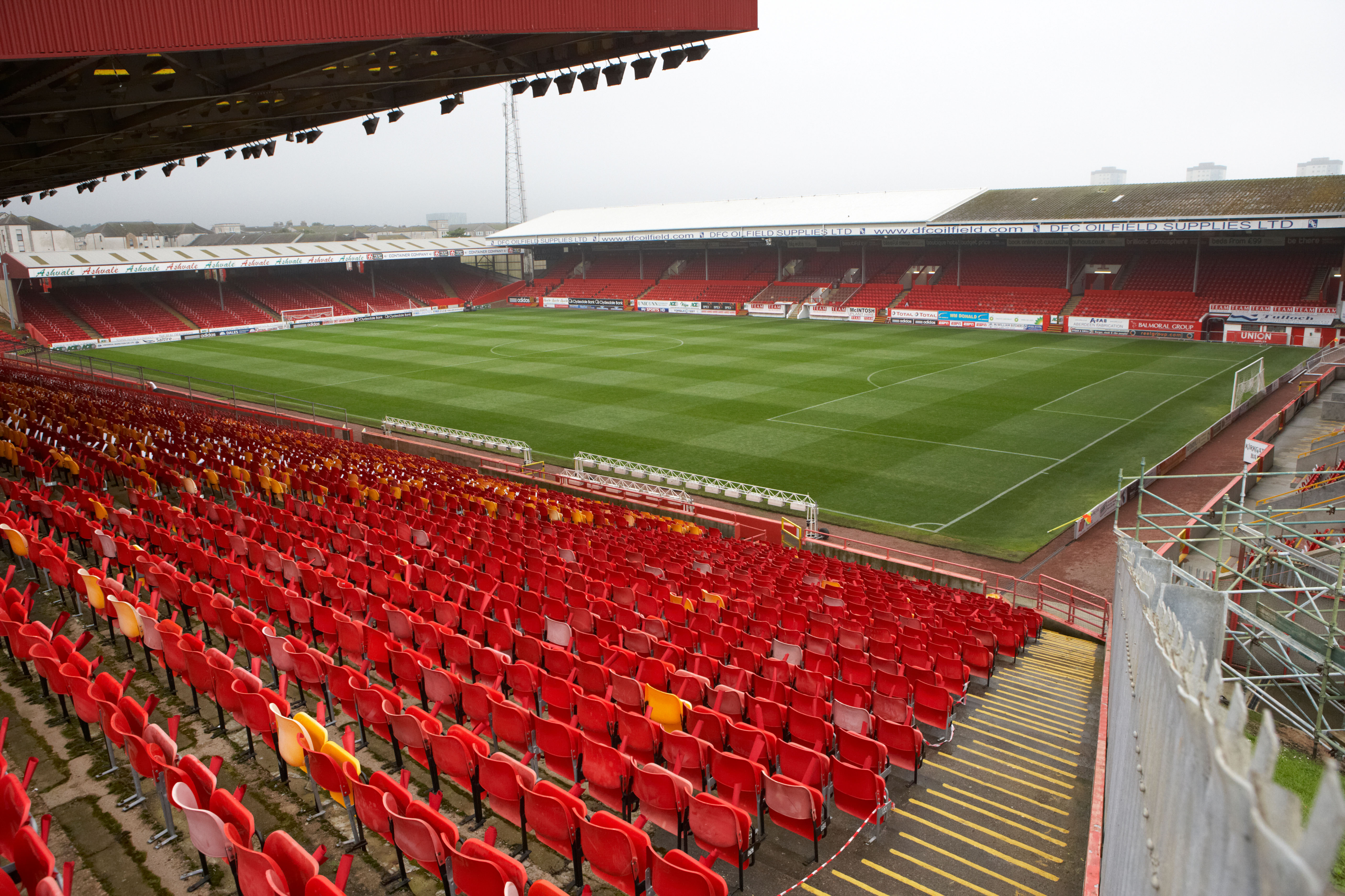 Man charged after pyrotechnic thrown onto pitch at Pittodrie | News ...